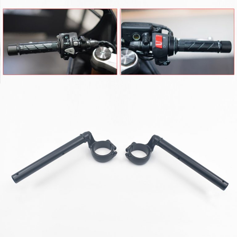 Black Clip On Handlebars For Honda CBR650R 2019-2024